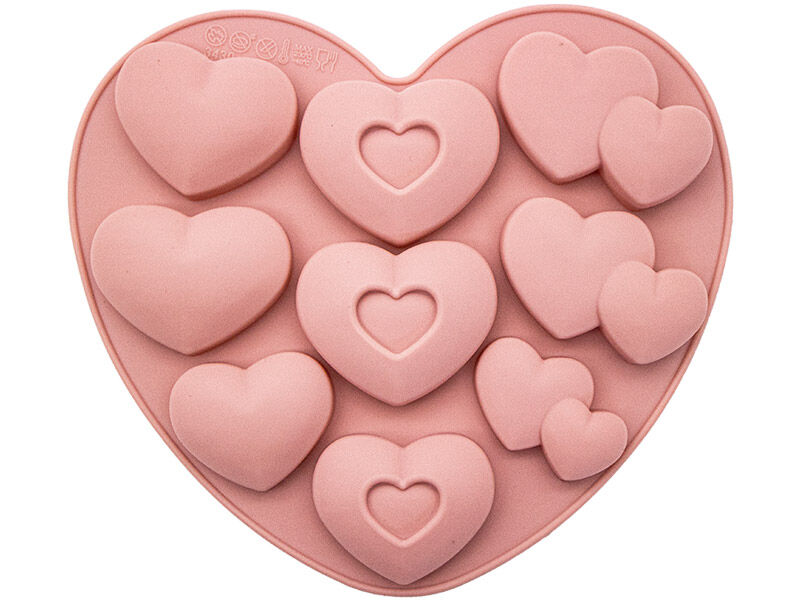 Kalp 9'lu Silikon Kalıbı KM-157